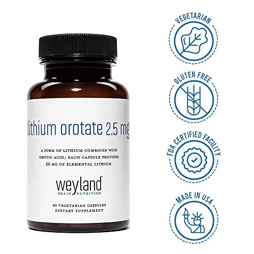 Lithium orotate with added trace minerals