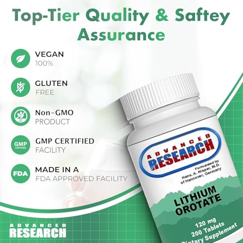 Lithium orotate with added trace minerals