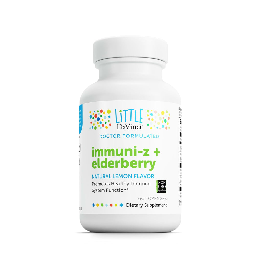 Little DaVinci elderberry lozenges for kids
