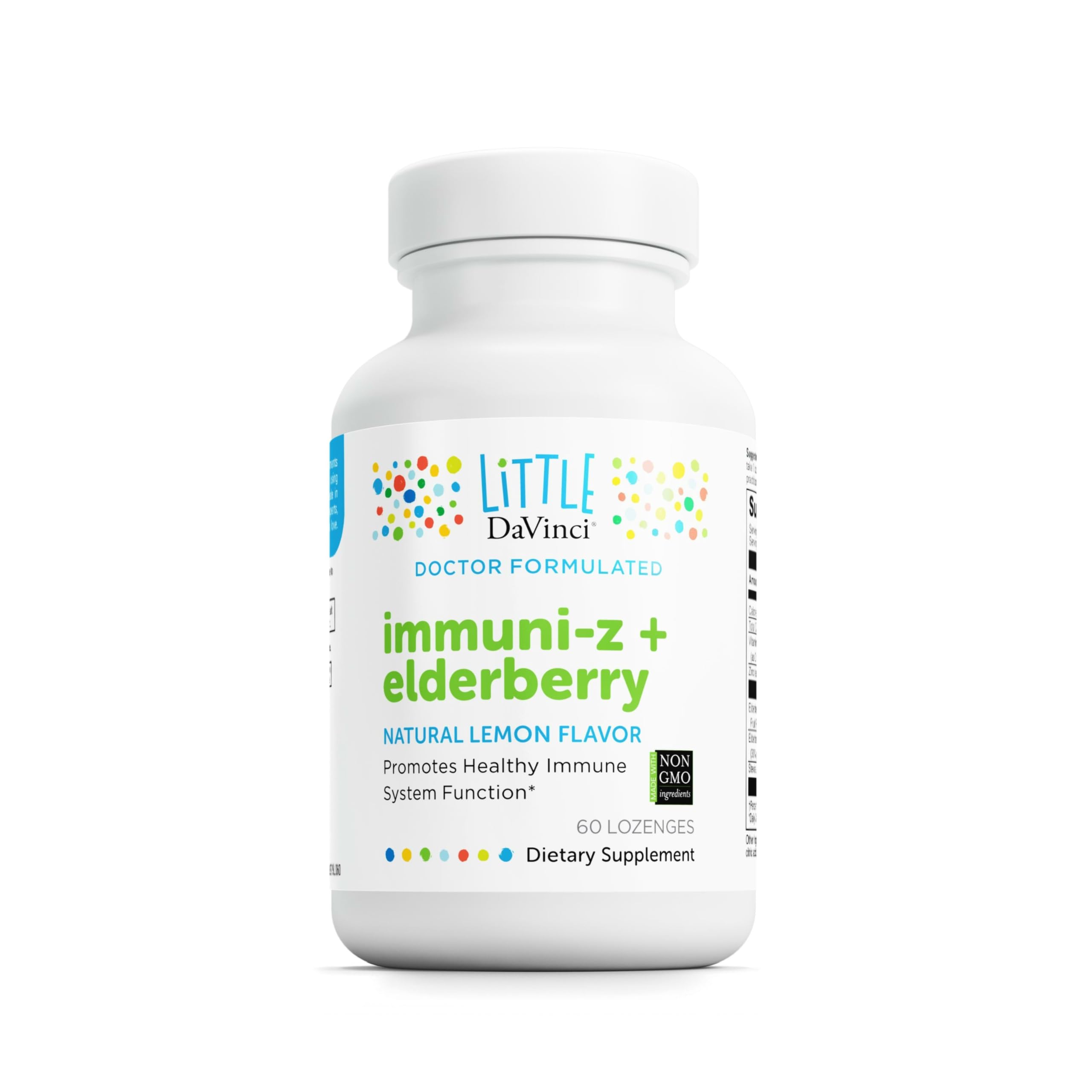 Little DaVinci elderberry lozenges for kids
