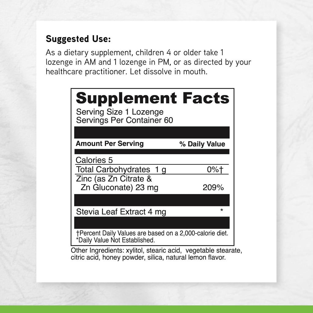 Little DaVinci immune support zinc
