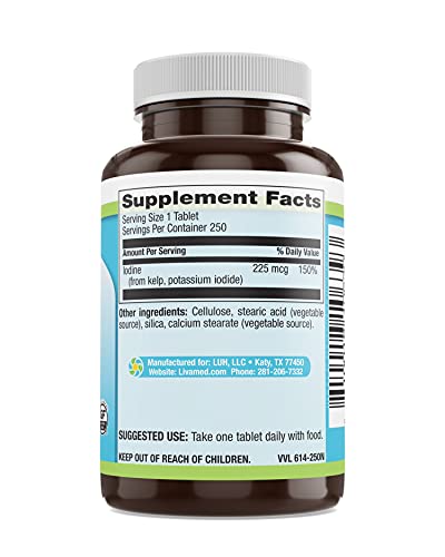 Livamed kelp for optimal iodine intake