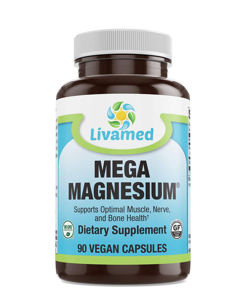 Livamed magnesium veg caps for wellness