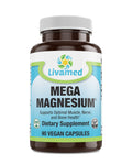Livamed magnesium veg caps for wellness