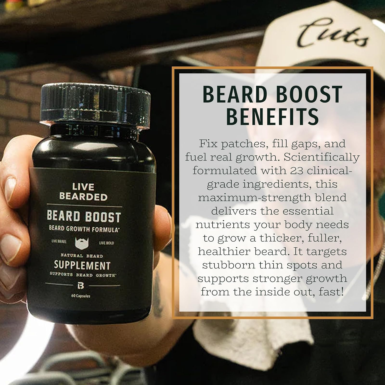 Live Bearded beard boost supplement
