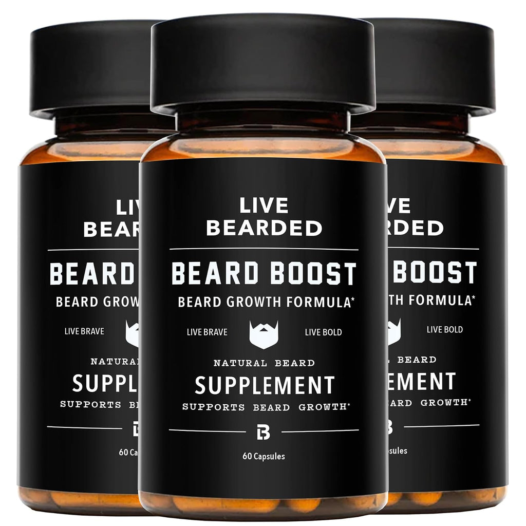 Live Bearded biotin beard vitamins