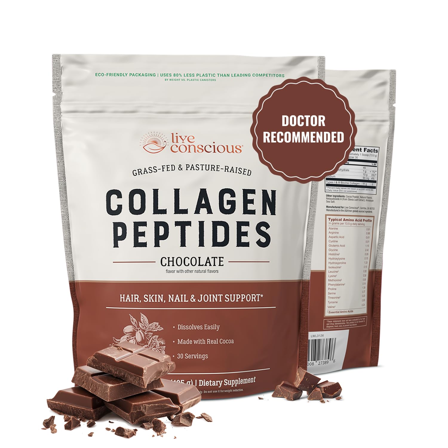 live conscious collagen peptides powder