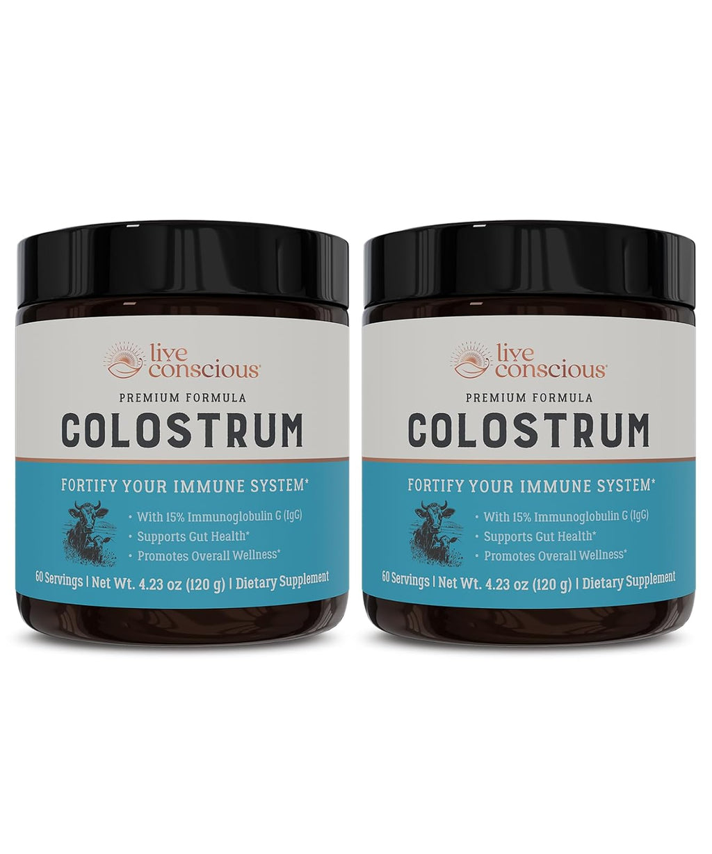 Live Conscious colostrum powder benefits