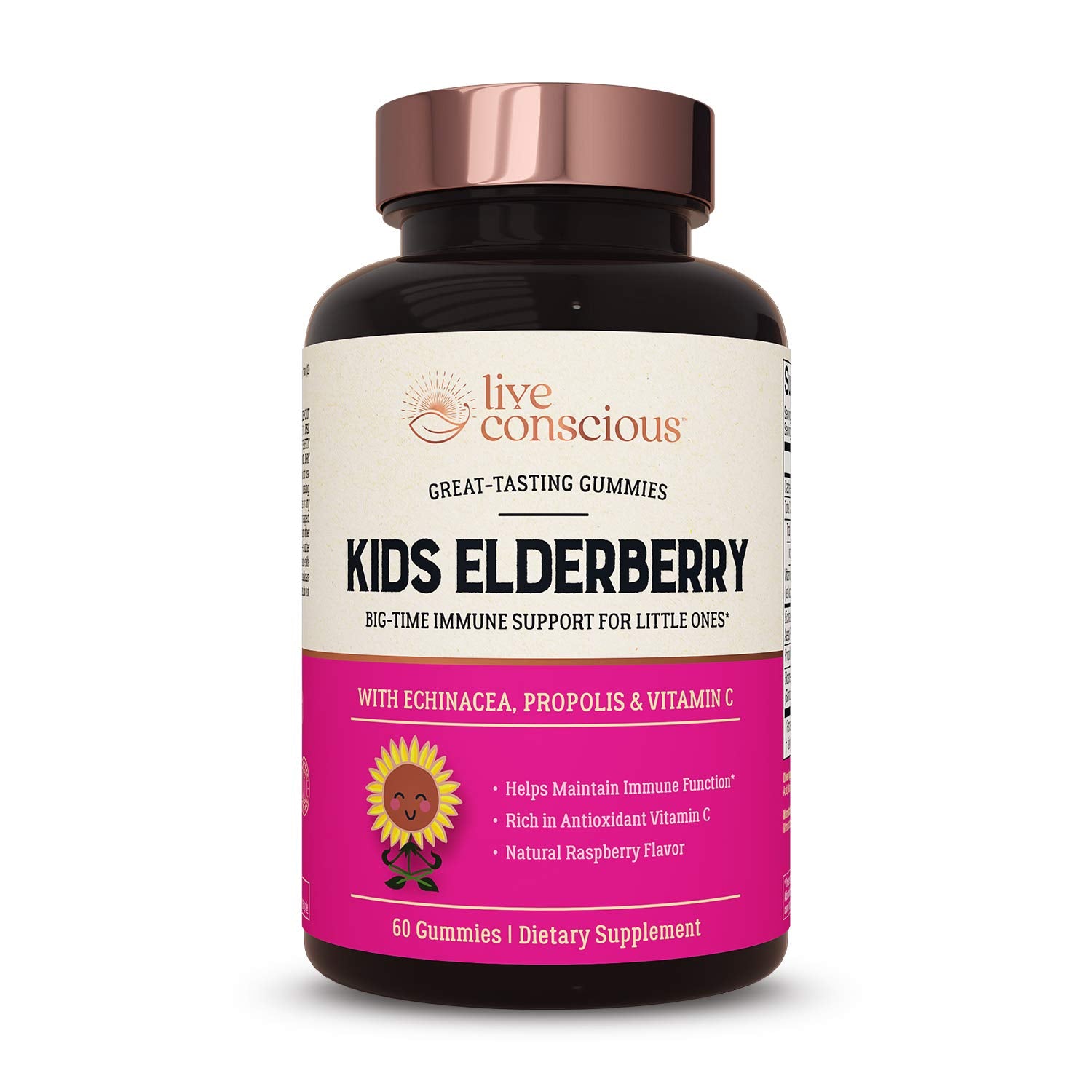 Live Conscious Kids elderberry gummies