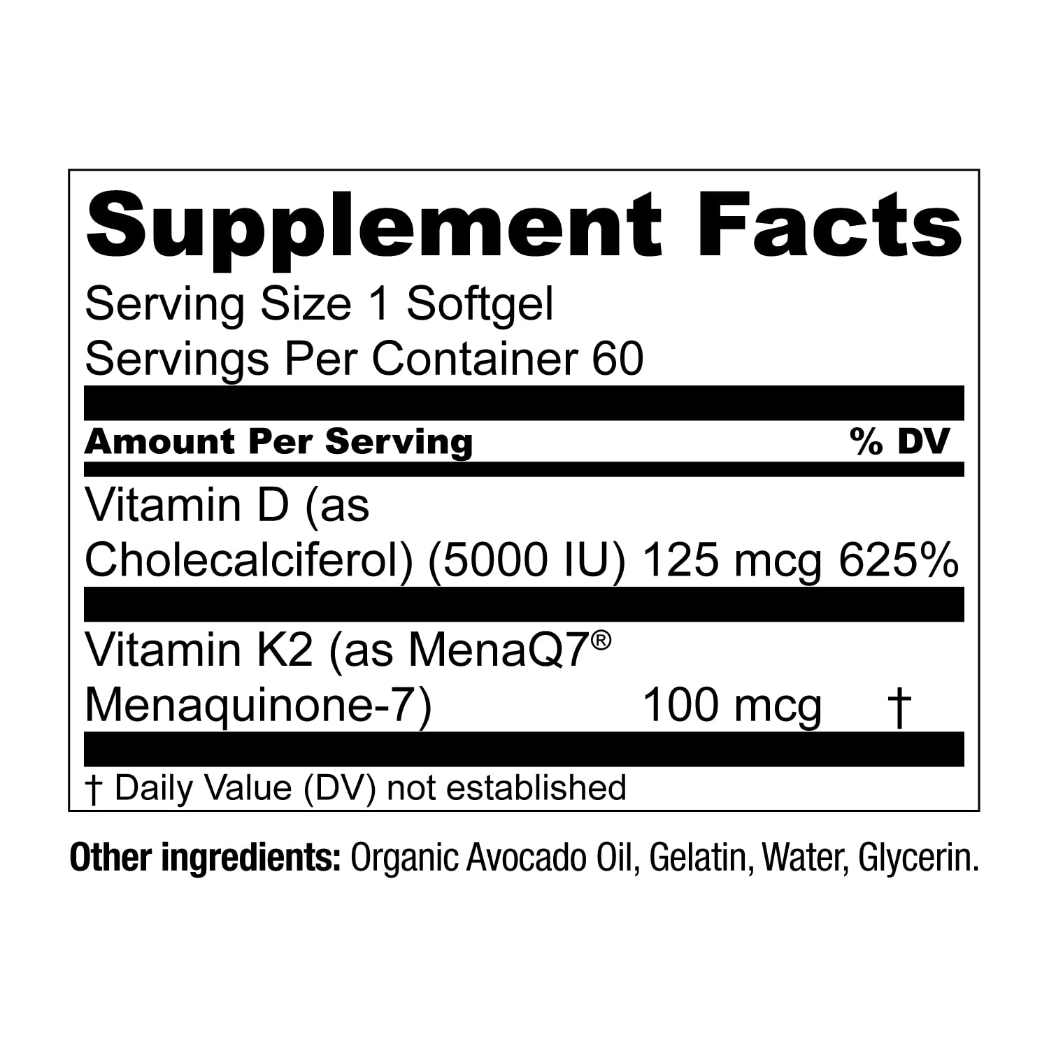 Live Conscious vitamin D3 K2 supplement