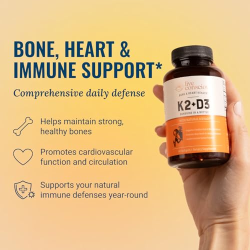Live Conscious vitamin D3 K2 supplements