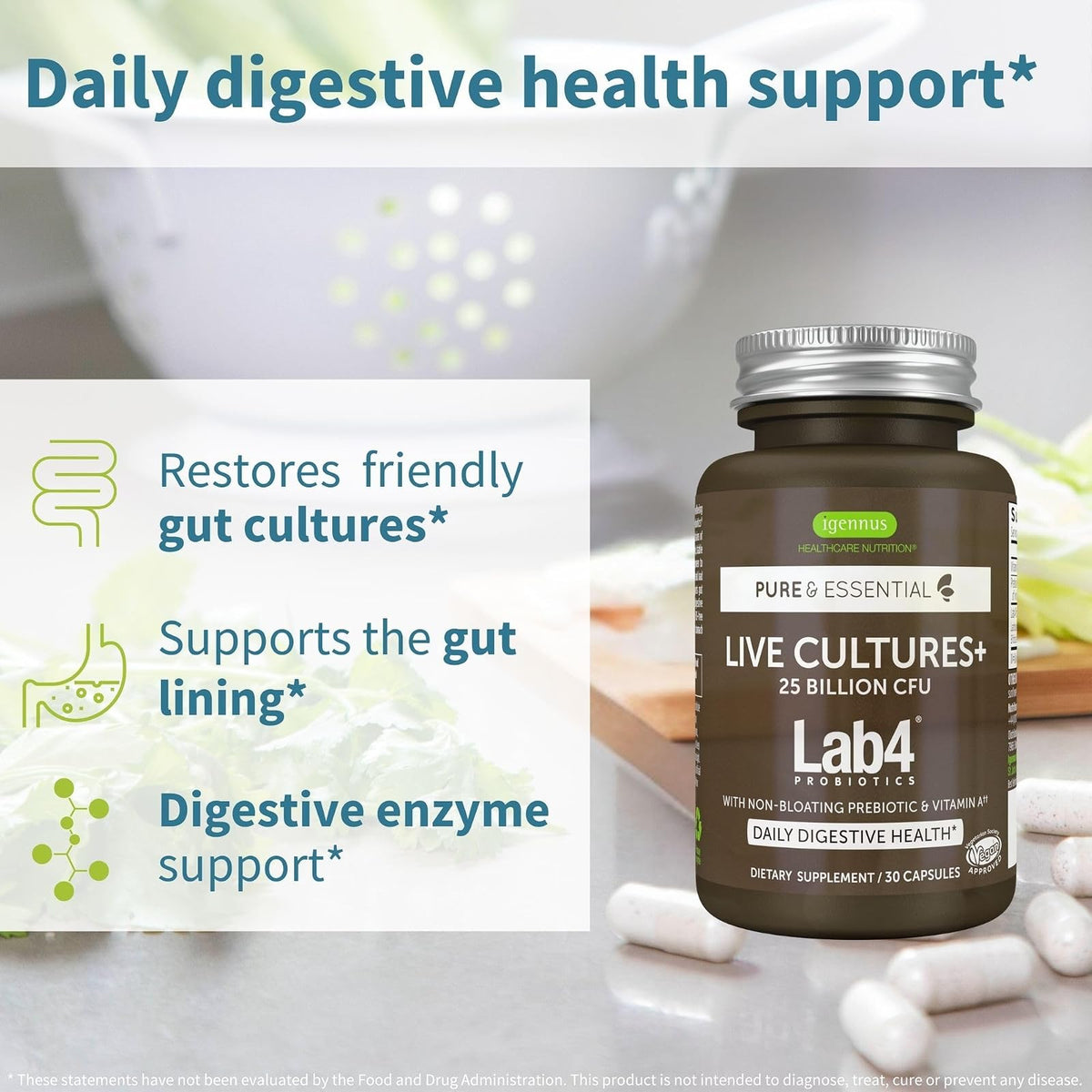 Live Cultures+ capsules for women