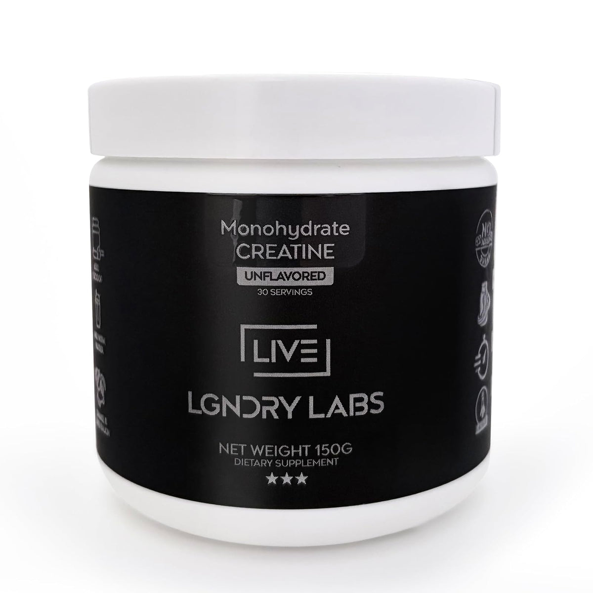 LIVE LGNDRY LABS creatine monohydrate powder