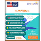 Live To Shine magnesium patches for relaxation