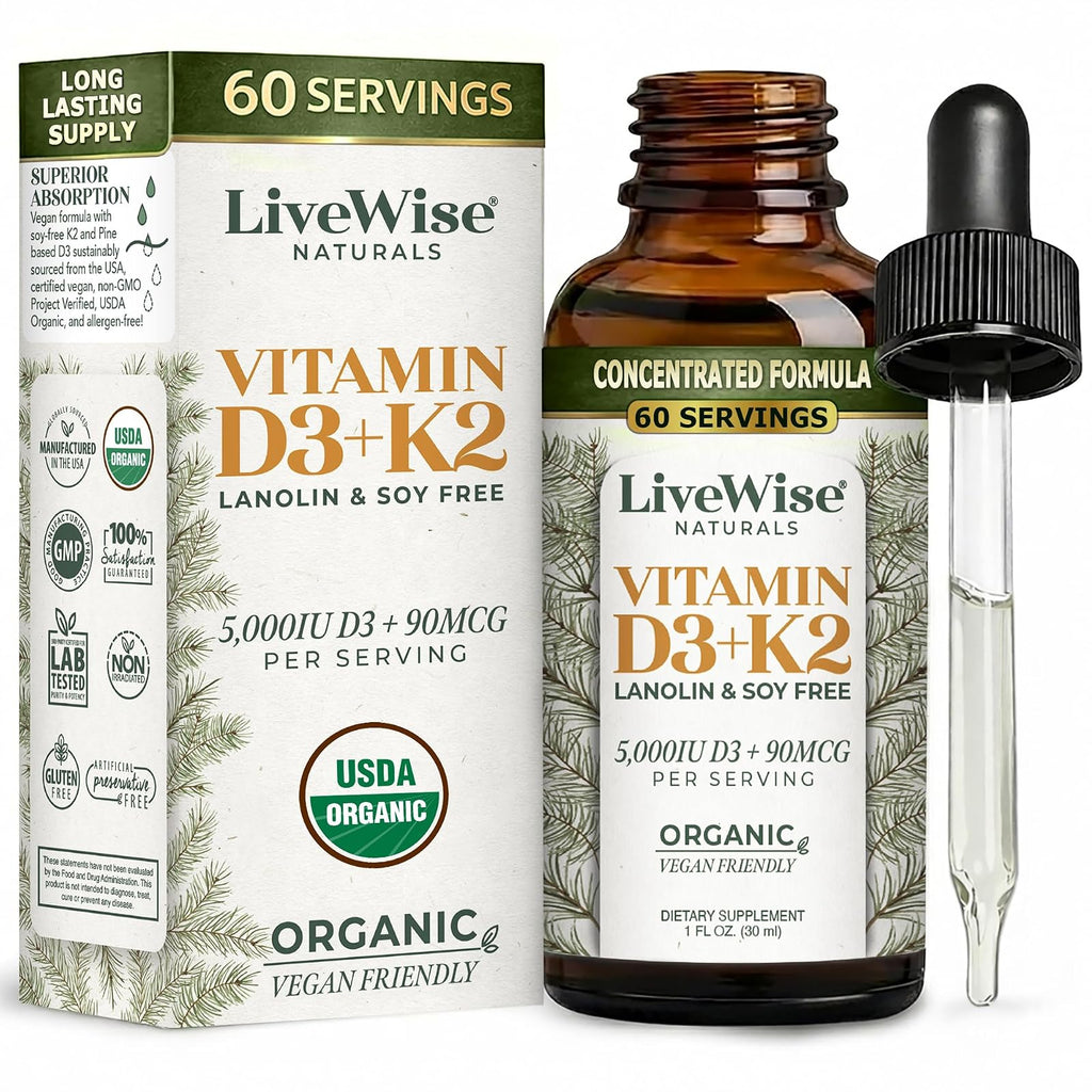 Live Wise Naturals D3 K2 drops