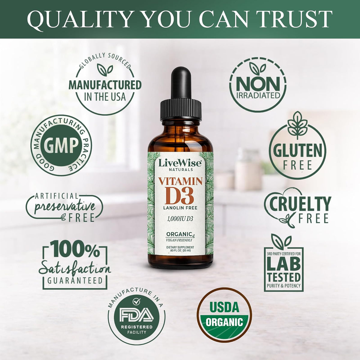 Live Wise Naturals vitamin D3 benefits