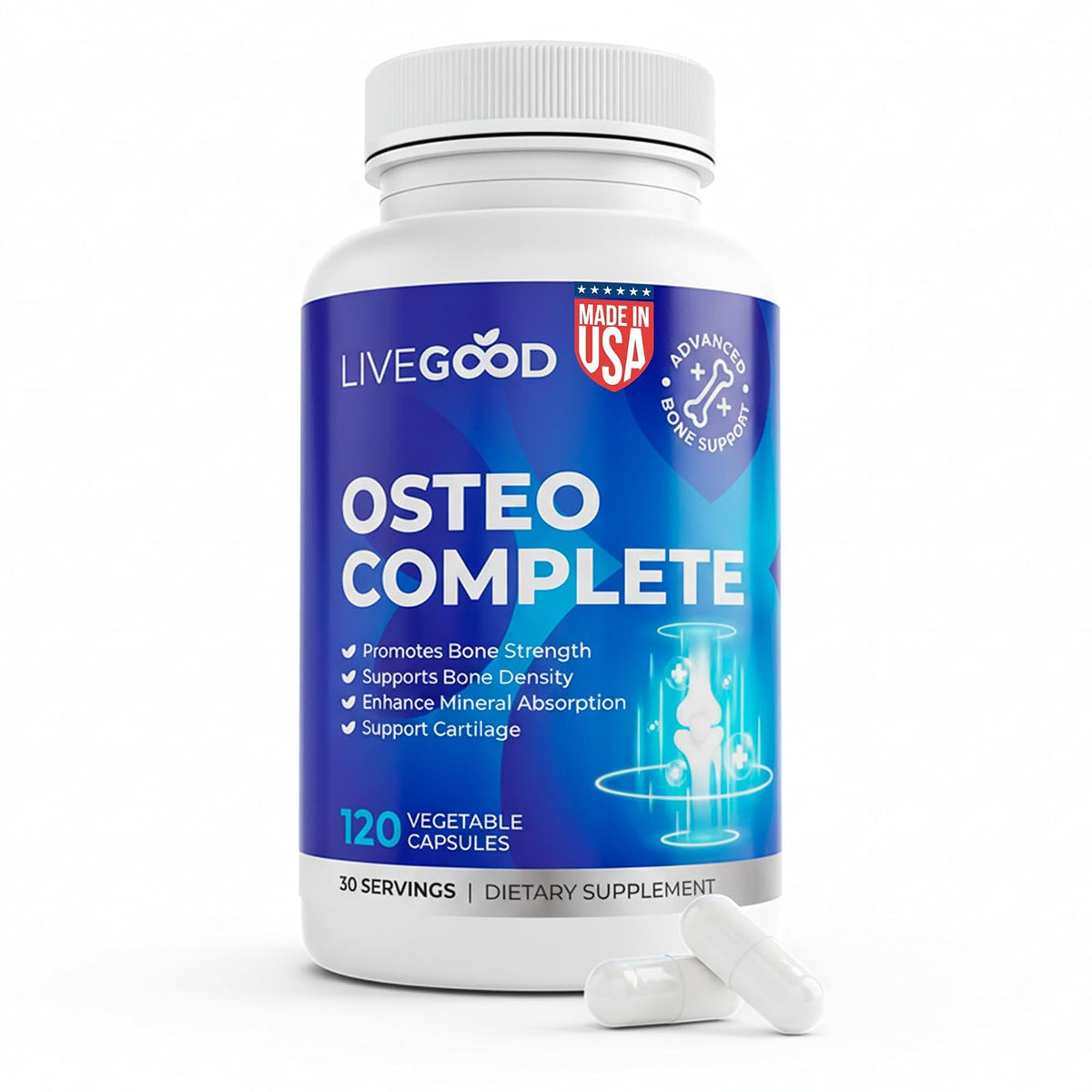 LiveGood Osteo Complete bone health support