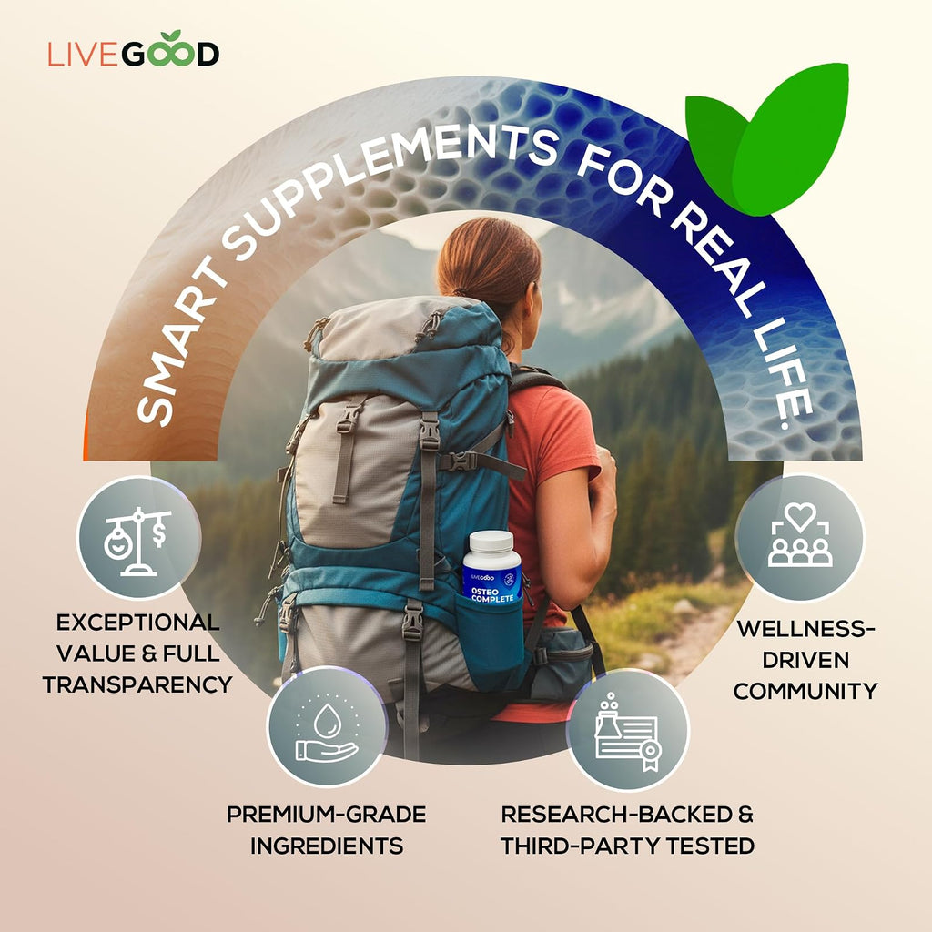 LiveGood Osteo Complete daily wellness boost