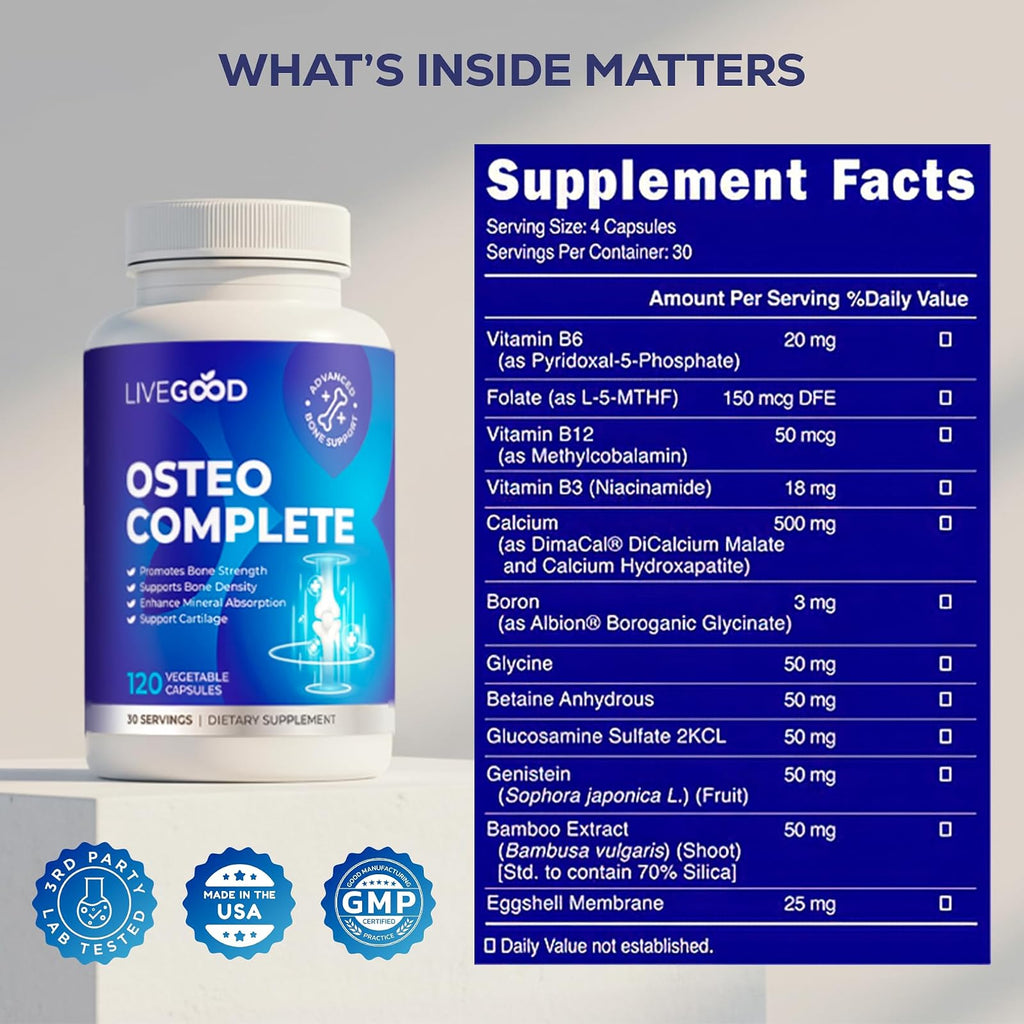 LiveGood Osteo Complete joint flexibility formula