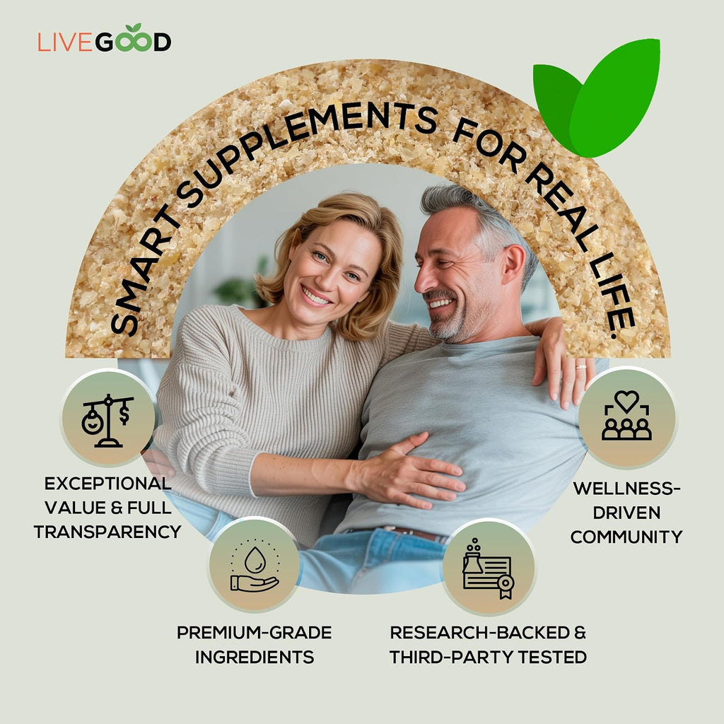 LiveGood psyllium husk for daily use