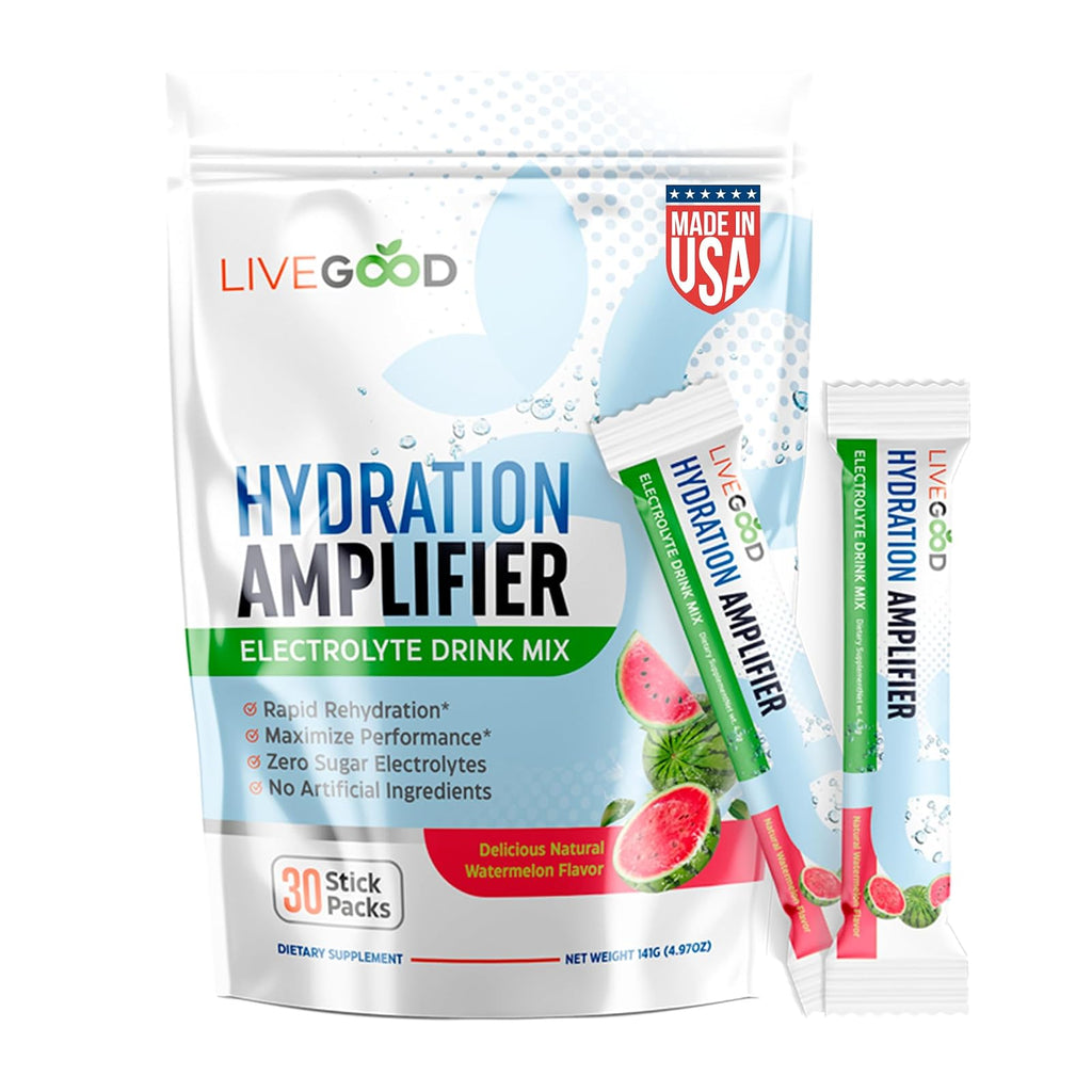 LiveGood watermelon electrolyte powder