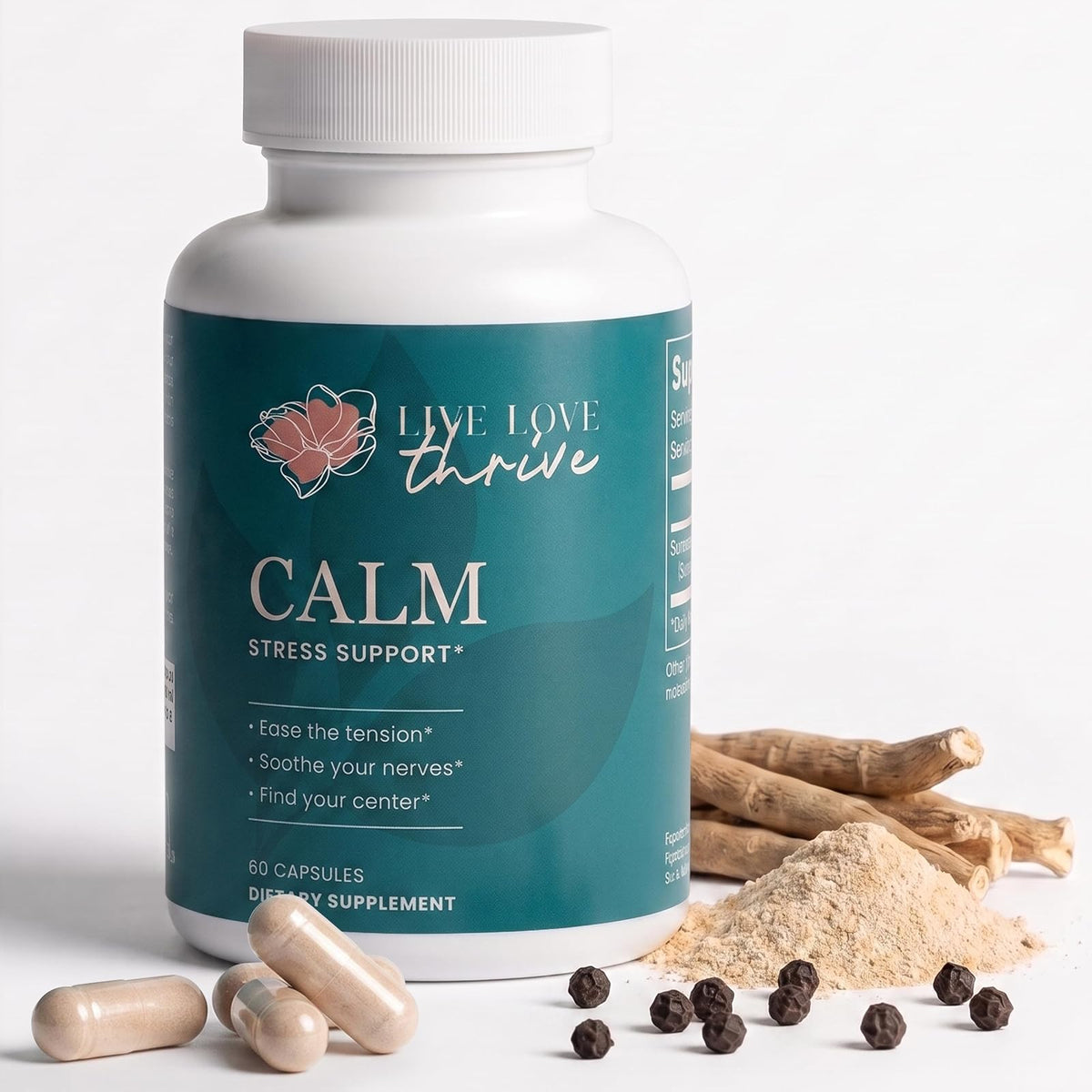 LiveLoveTHRIVE Ashwagandha 650 mg capsules