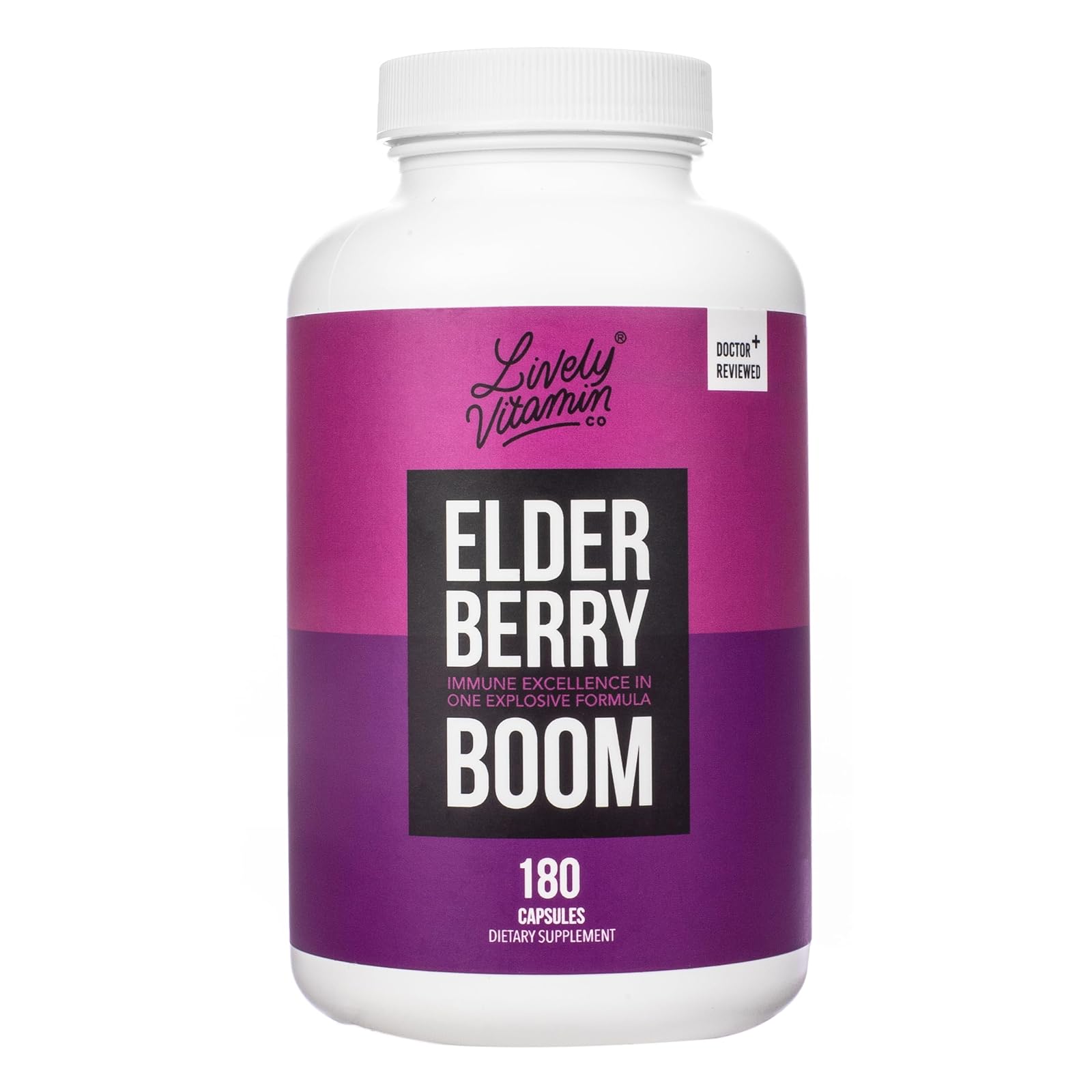 Lively Vitamin Co. elderberry capsules