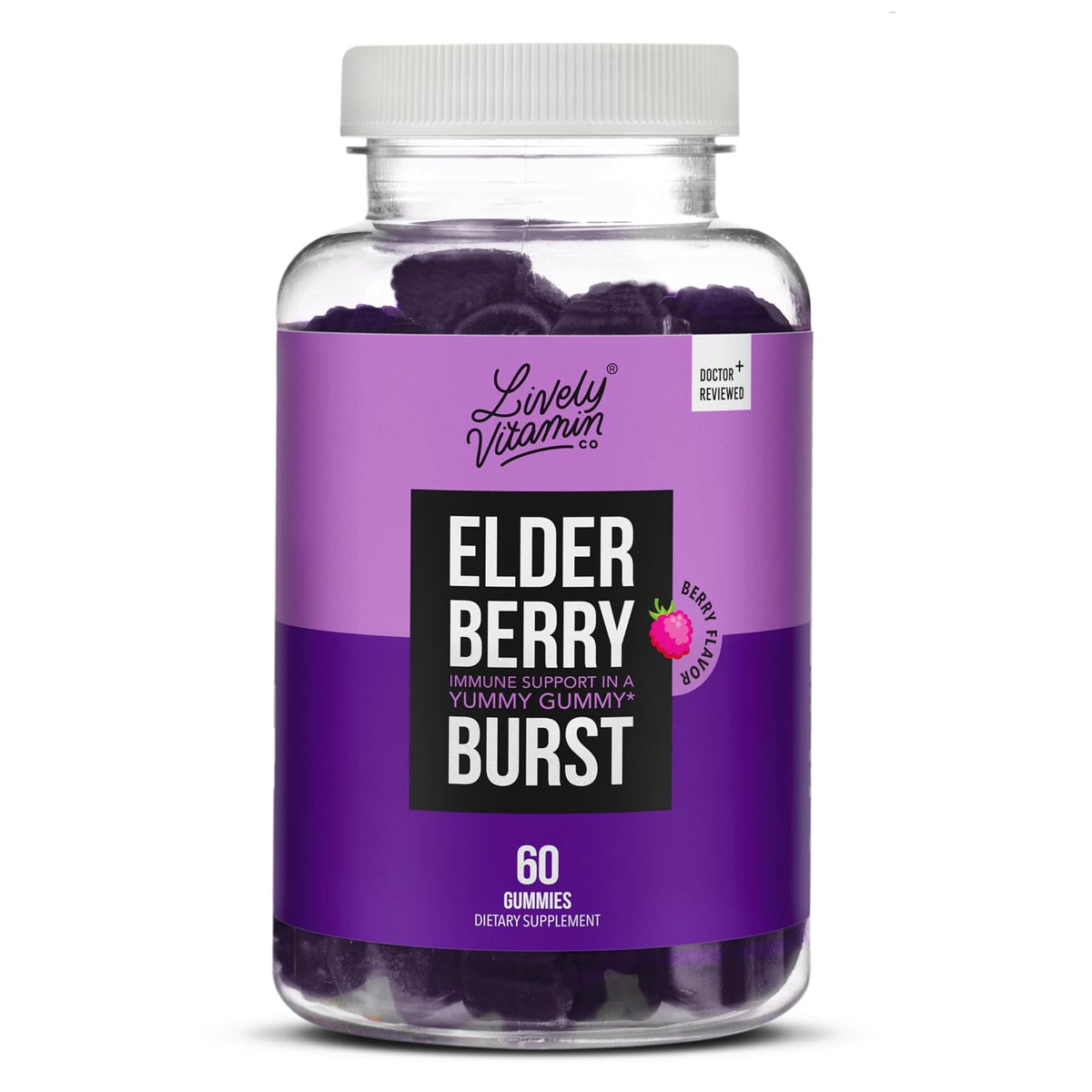Lively Vitamin Co. elderberry gummies for immunity