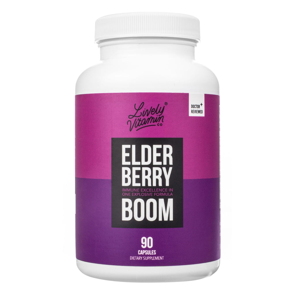 LIVELY VITAMIN CO. elderberry immune support