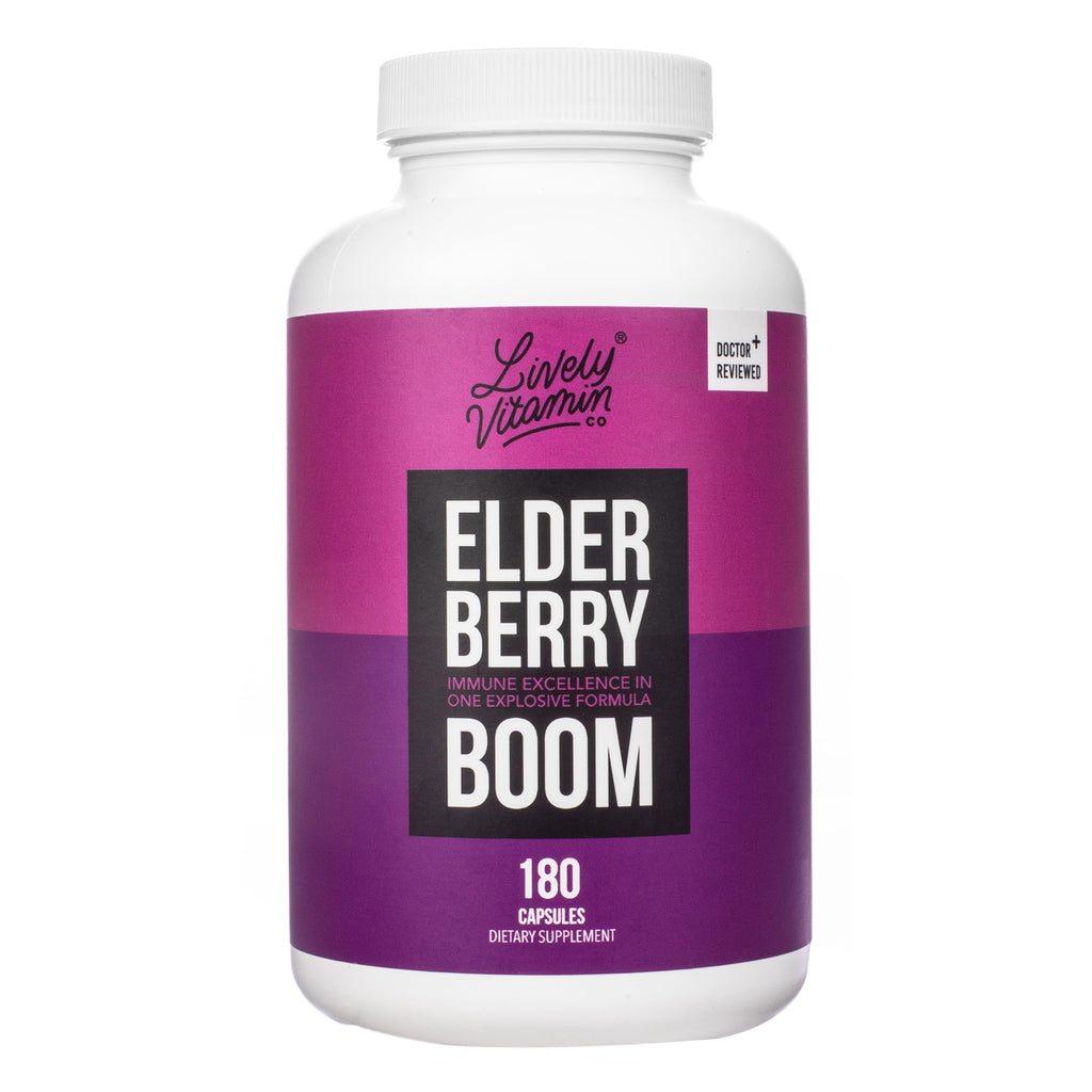 LIVELY VITAMIN CO. elderberry immune support