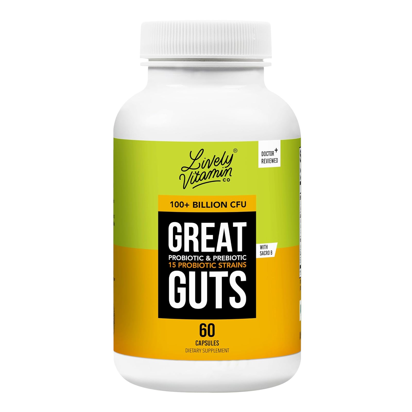 Lively Vitamin Co. probiotic capsules