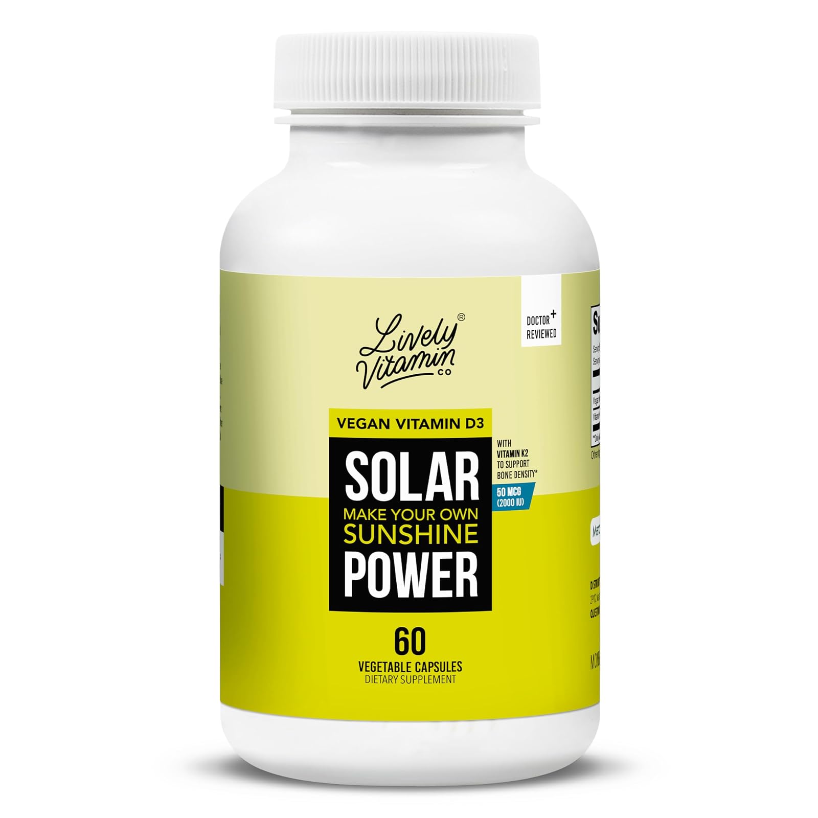 Lively Vitamin D3 2000 IU capsules