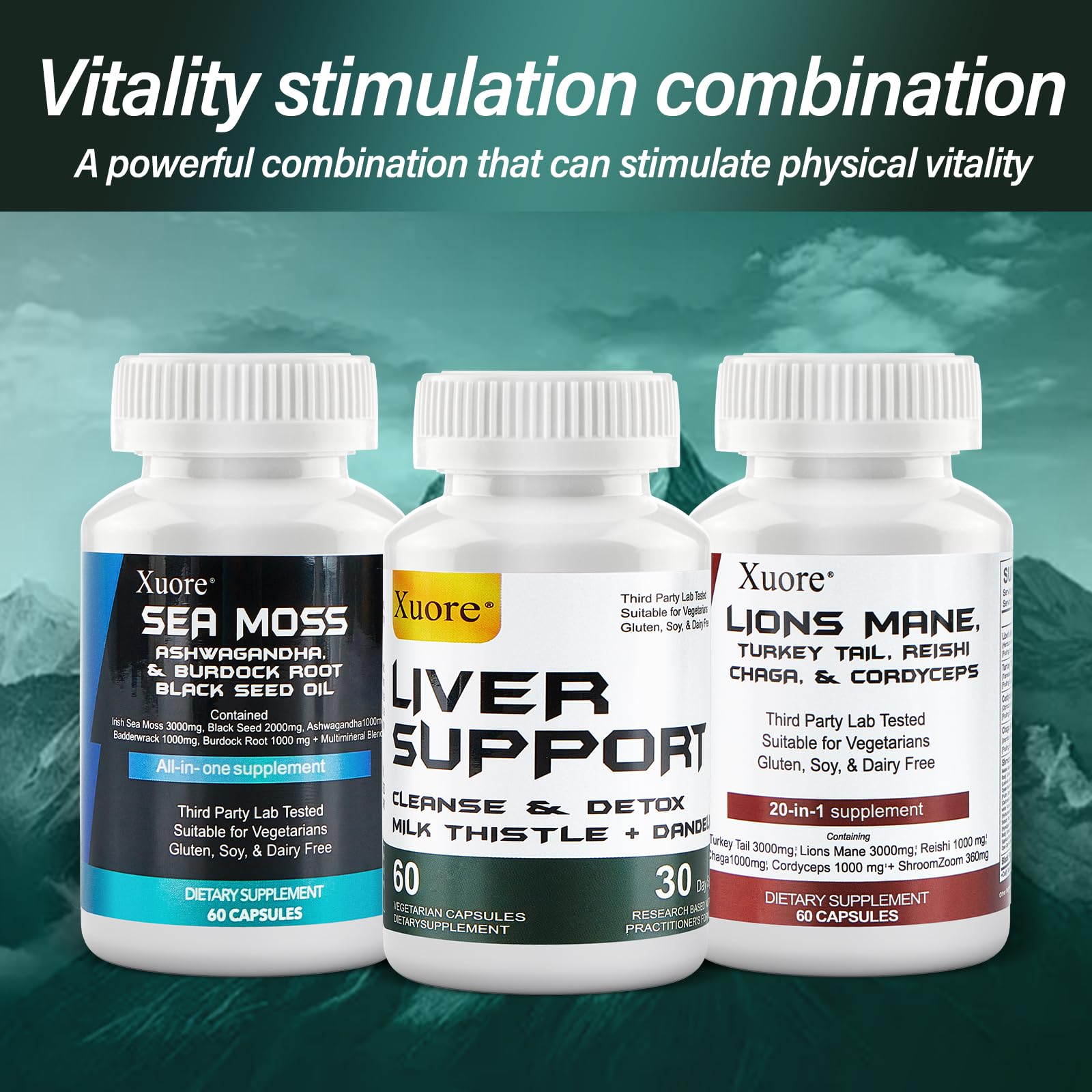 Liver cleanse with Sea Moss supplement