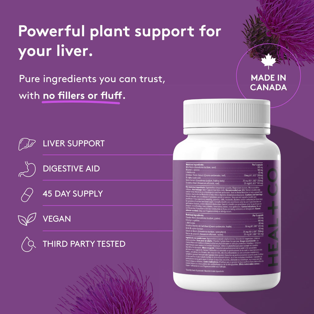 liver detox capsules with milk thistle