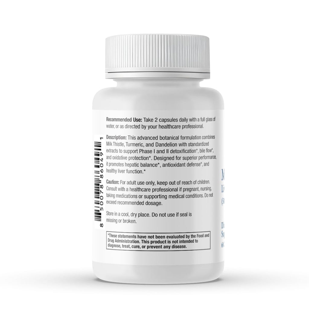 liver detox complex with Milk Thistle