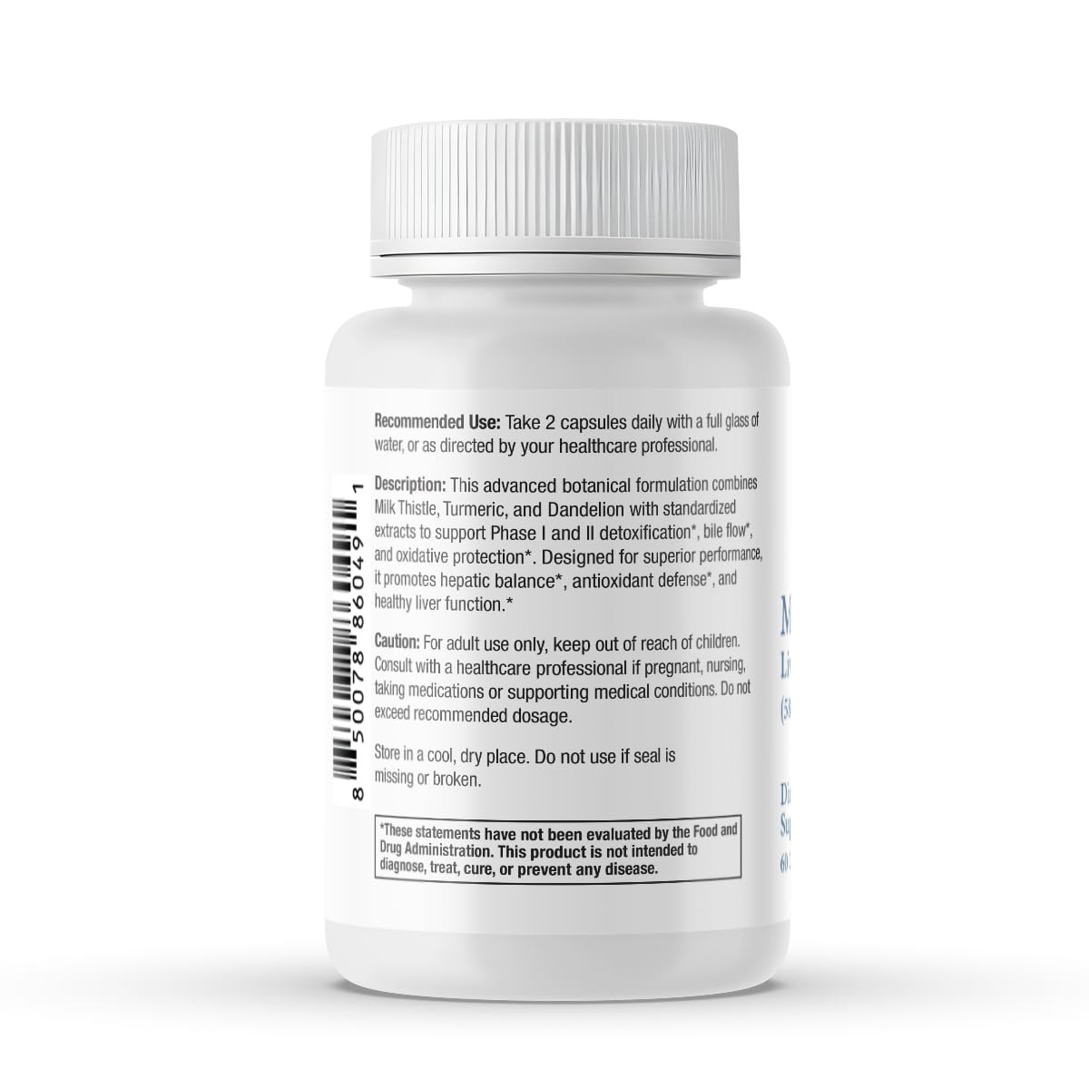 liver detox complex with Milk Thistle