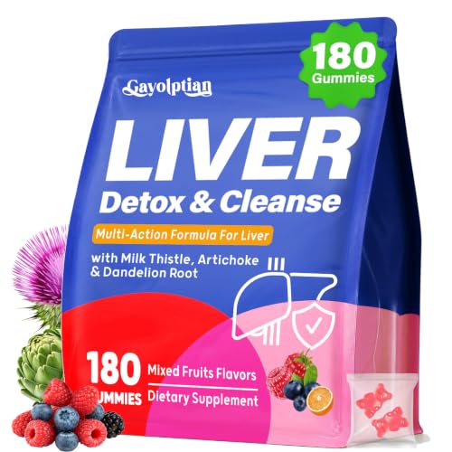 Liver detox gummies for health