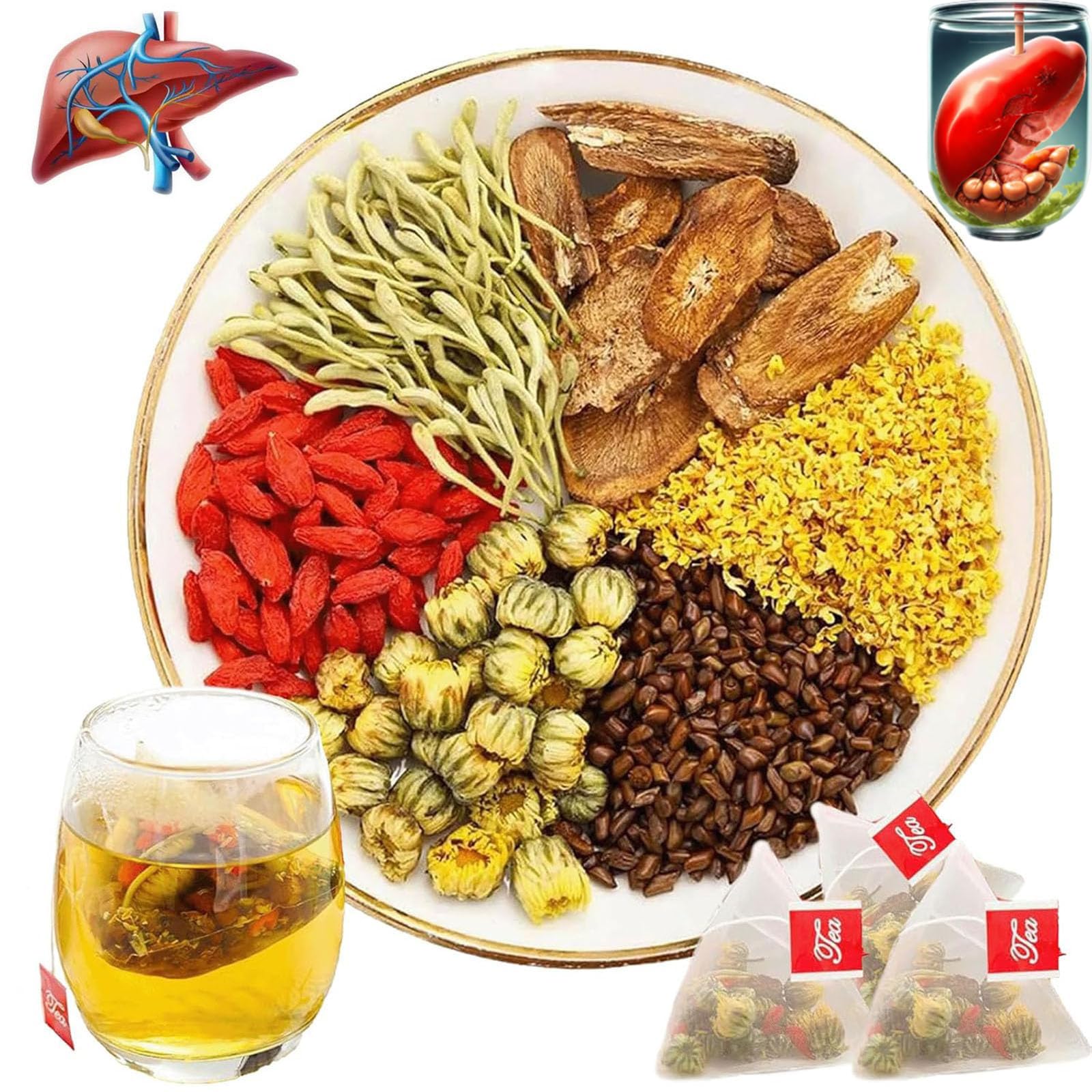 liver detox herbal tea bags