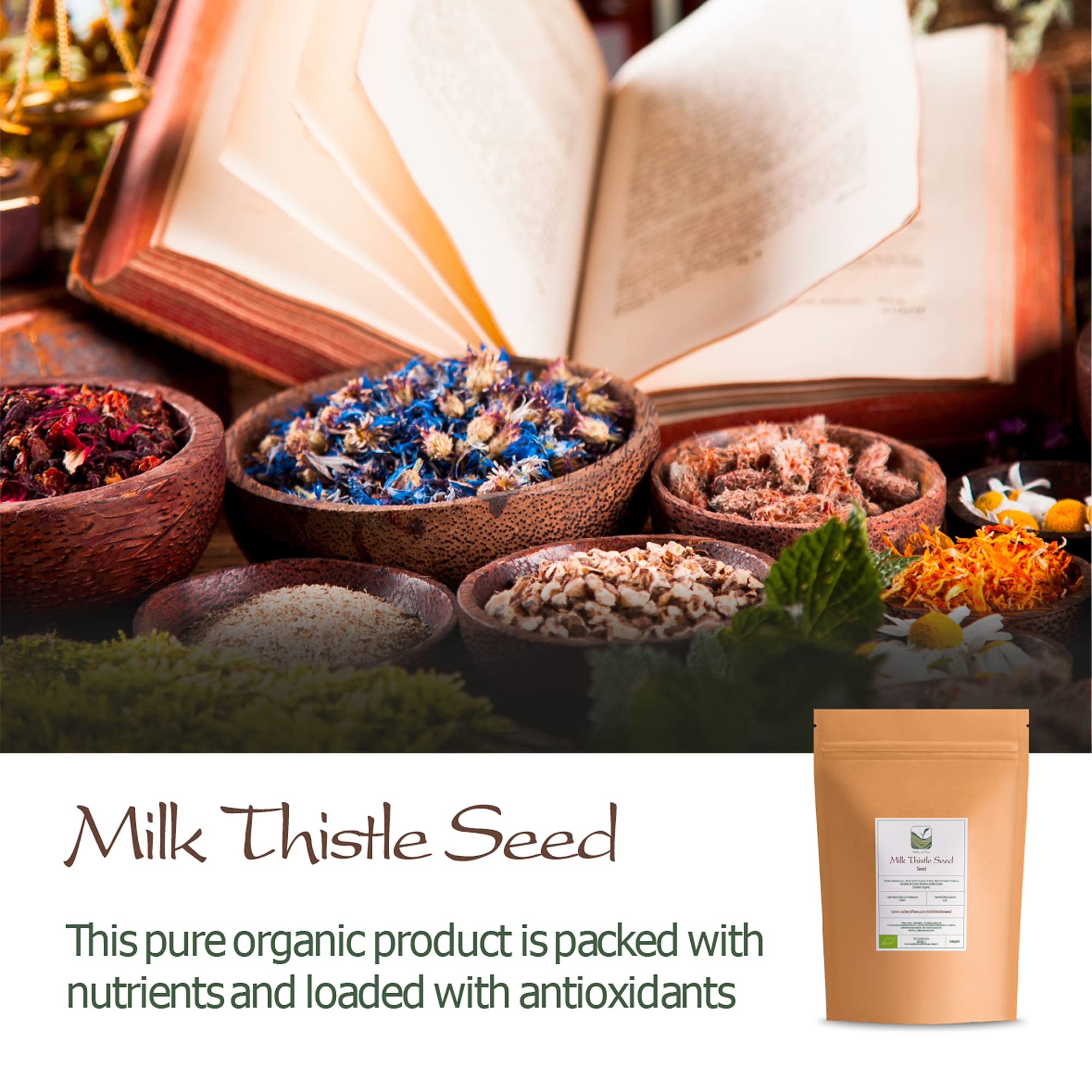 liver detox tea with milk thistle