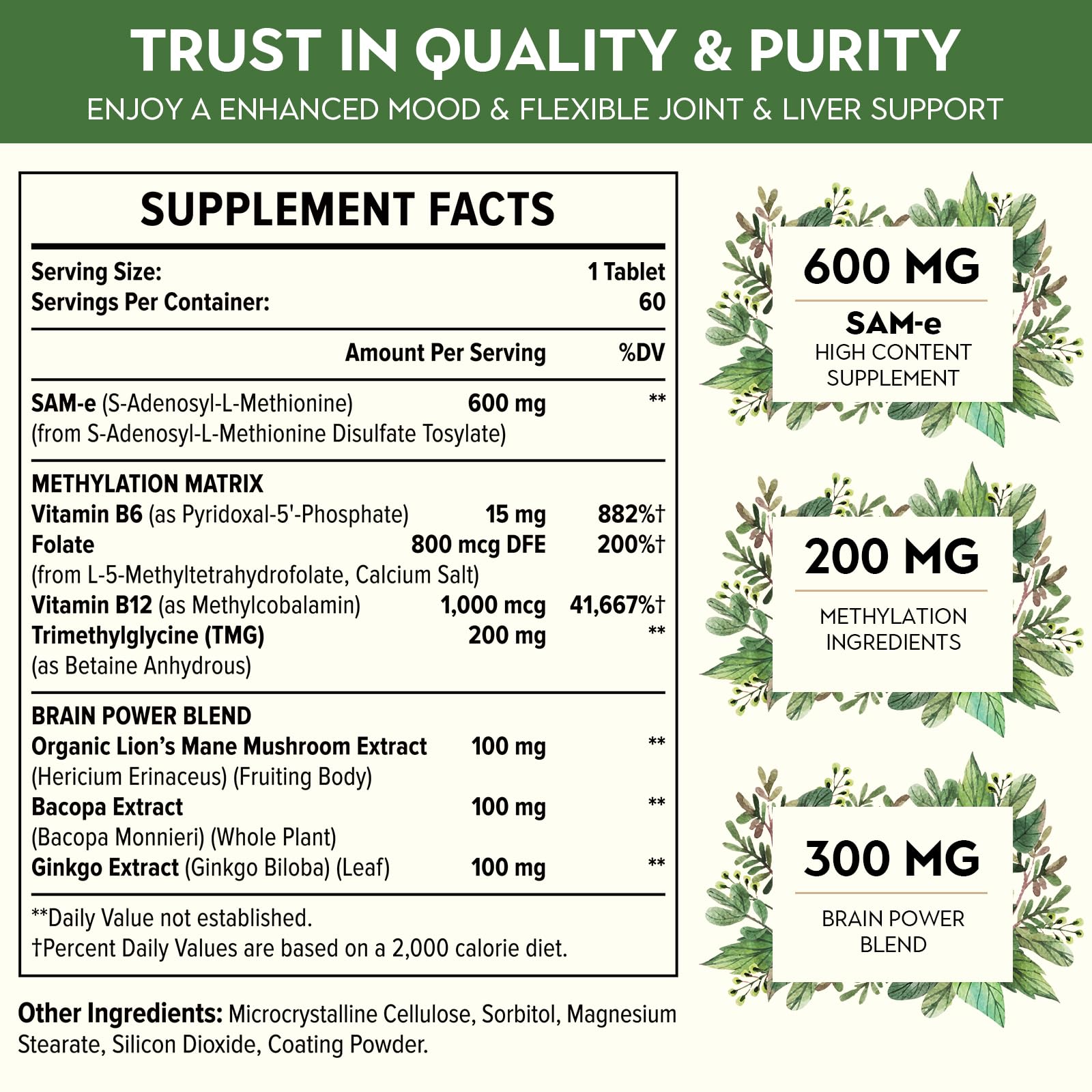 liver health blended vitamin supplement