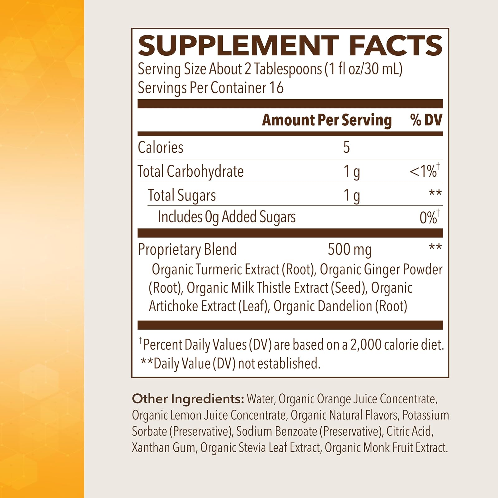 Liver health supplement for vitality
