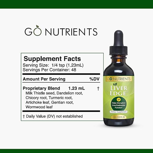 Liver health supplement with milk thistle