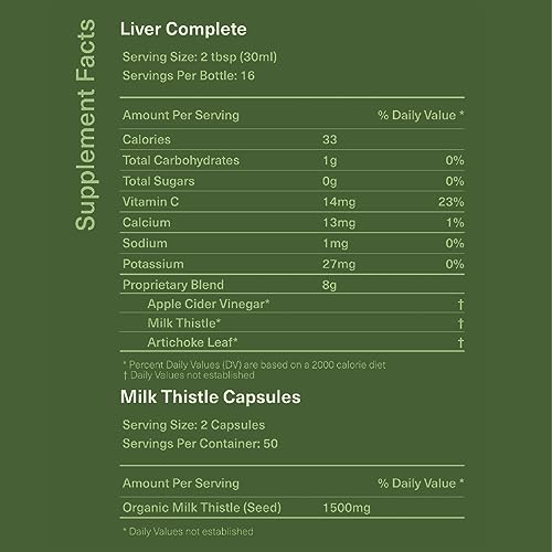 Liver health support capsules