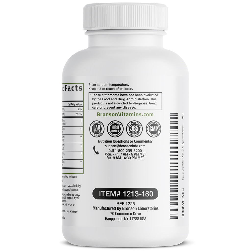 Liver health support with advanced cleansing