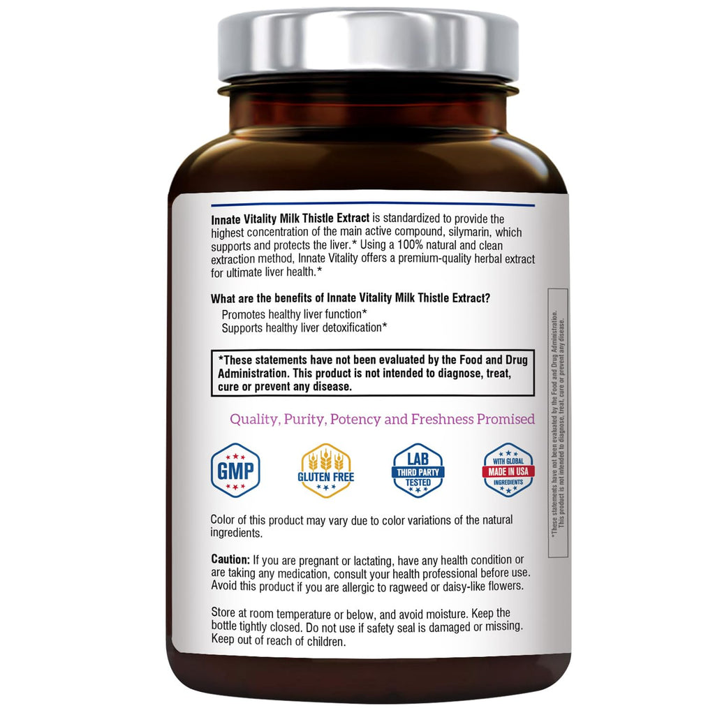 liver health support with milk thistle