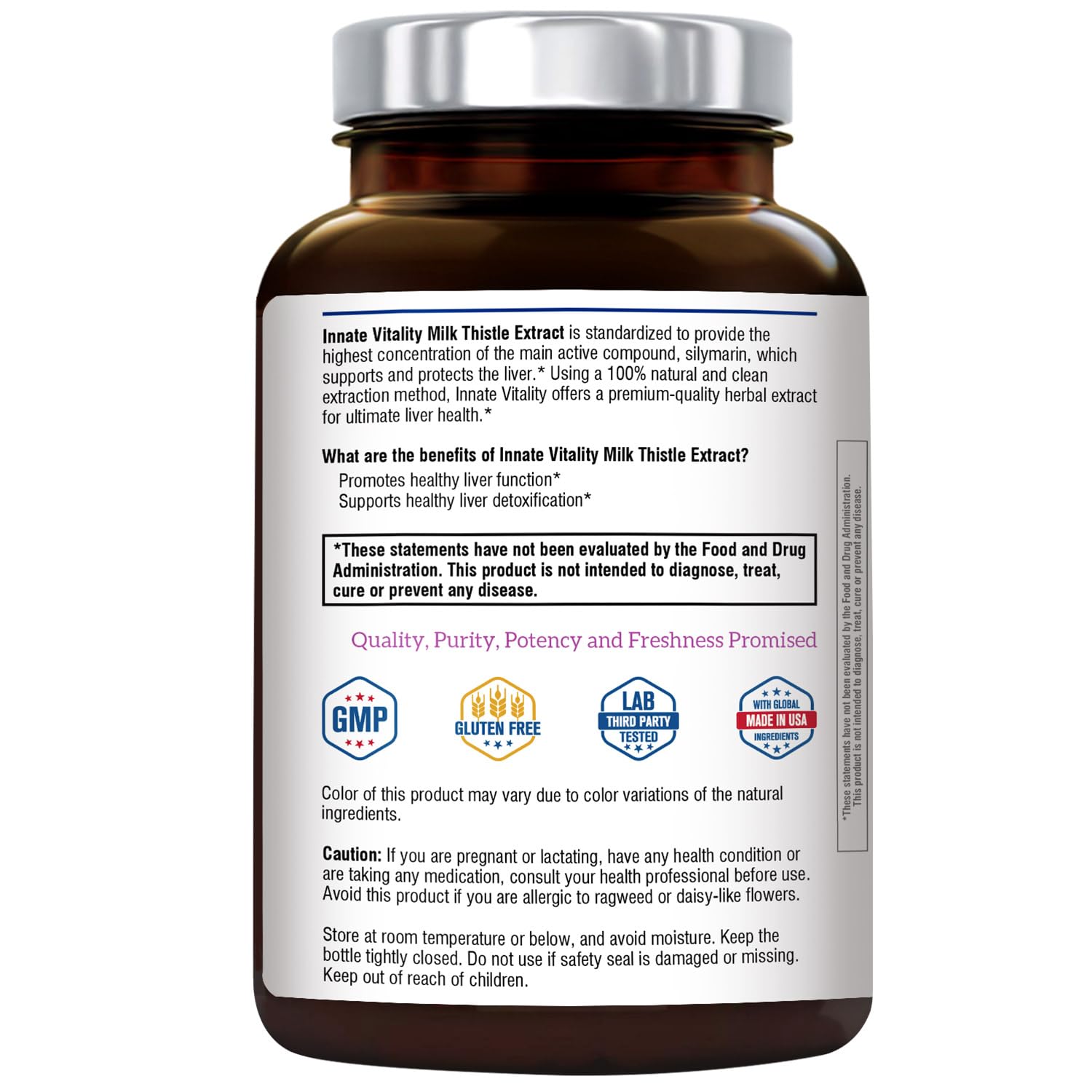 liver health support with milk thistle