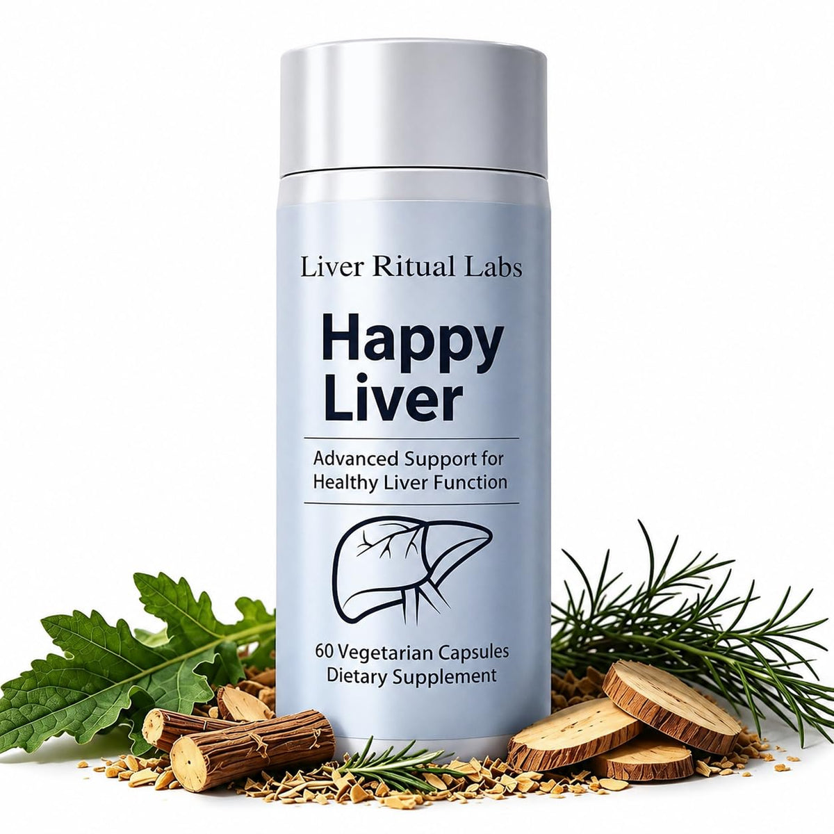 Liver Ritual Labs milk thistle capsules