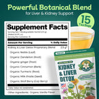Liver support herbal tea bags