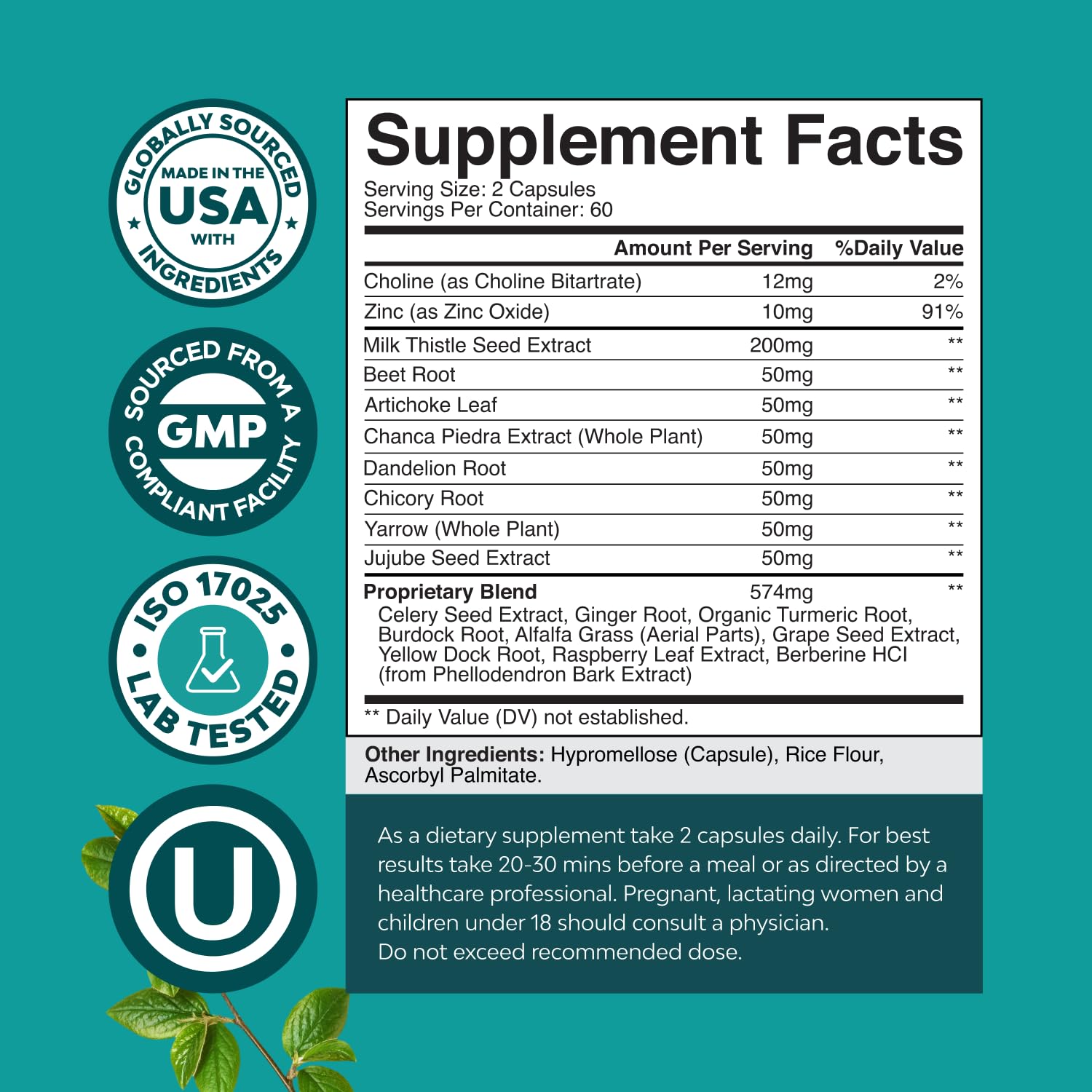 Liver support with milk thistle