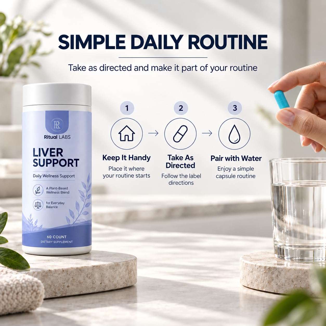 Liver support with Milk Thistle